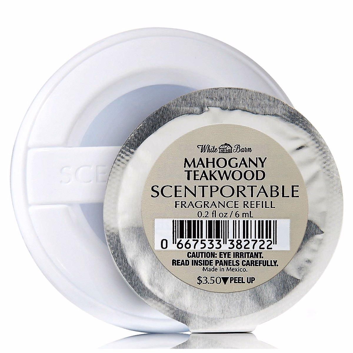 Bath & Body Works Mahogany Teakwood Scentportable Bundle of 4 Refill Discs