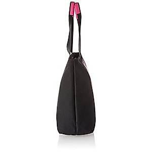 Karl Lagerfeld Paris Kristen Tote, Black/Fuschia Amour