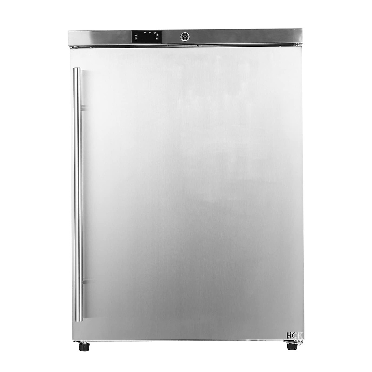 HCK Commercial Undercounter Refrigerator with 5.4 Cu.ft Capacity, Electronic Temperature Control, Locking Door, 3 Adjustable Shelves, Built-in Design - Perfect for Both Home and Business Use