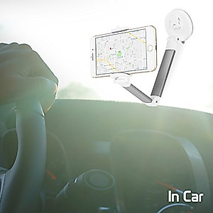 Adjustable Cell Phone Holder Desk Stand – Folding Desktop Mount with Universal Phone Dock Cradle for All Mobile Phones – Case Friendly (Pink)