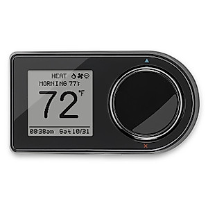 Lux Products GEO-BL Wi-Fi Thermostat, Black