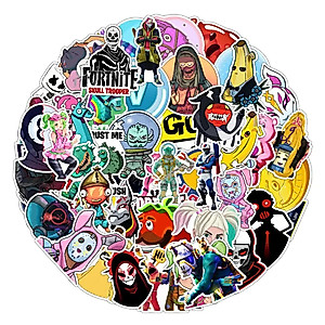 50pcs Fortress Video Game Stickers