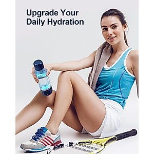 Hydrogen Water Bottle, BUZIO 3000ppb Hydrogen Water Bottle Generator Machine with Gen5 Technology Real Pure Hydrogen Concentration Alkaline Water bottle for Fitness, with Dupont Membrane, OLED Display