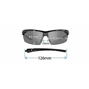 Tifosi Jet 0210400677 Wrap Sunglasses,Metallic Silver Frame/Smoke Blue Lens,One Size