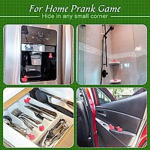 150 Pcs Mini Resin Ducks Pink Tiny Ducks Miniature Ducks Bulk Small Plastic Duckies Figures for Valentine's Day Office Home Hide and Seek Prank Game Craft Dollhouse Party Favors Gift