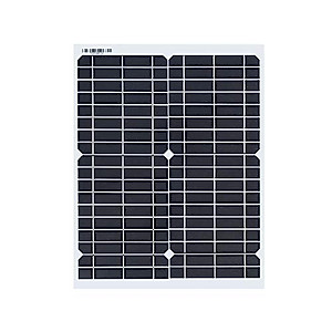 XINPUGUANG 20 Watt 12 Volt Solar Panel Solar Trickle Charger Portable Power Maintainer Cigarette Lighter 5V USB for Car Boat Motorcycles Cell Phone Tablet and Other Electronic Devices