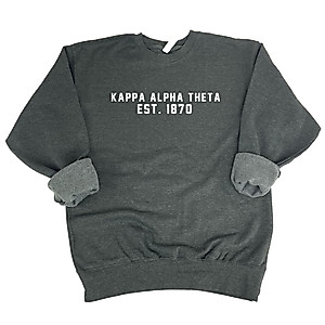 Kappa Alpha Theta Est. 1870 Sweatshirt - (Medium)