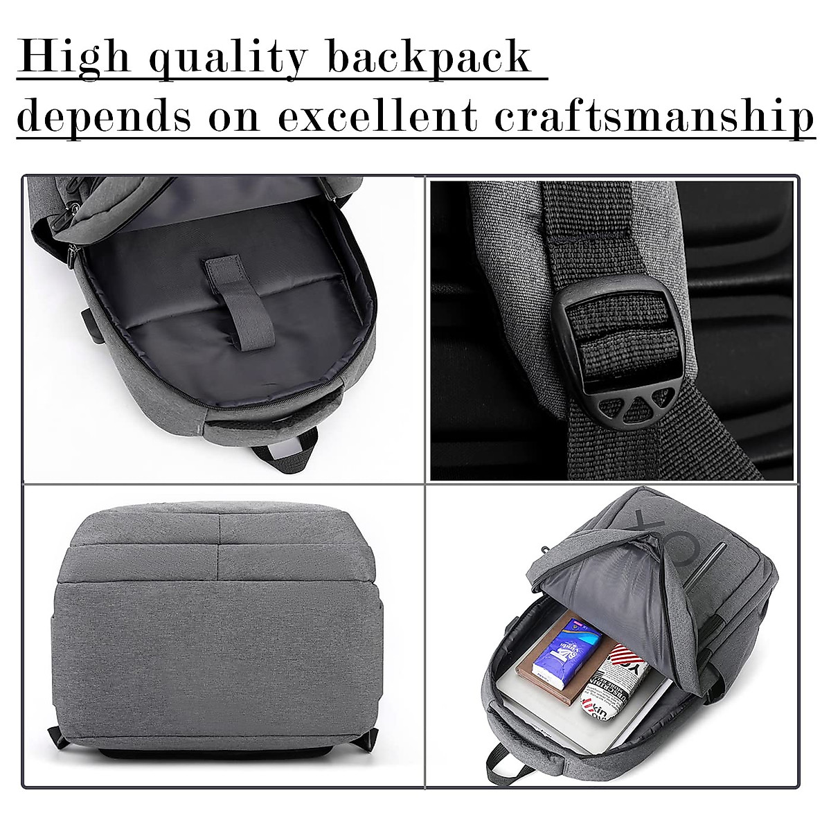 YB-OSANA Game Cosole Backpack Travel Bag Travel Carrying Case for PS5/PS4 Console and Accessories (Grey)