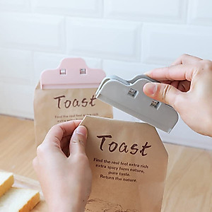 4 Inch 6 Pack Large Clip Snack Bag Clip Coffee Bag Chip Bag Clip Food Bag Clips Plastic Heavy Seal Clip