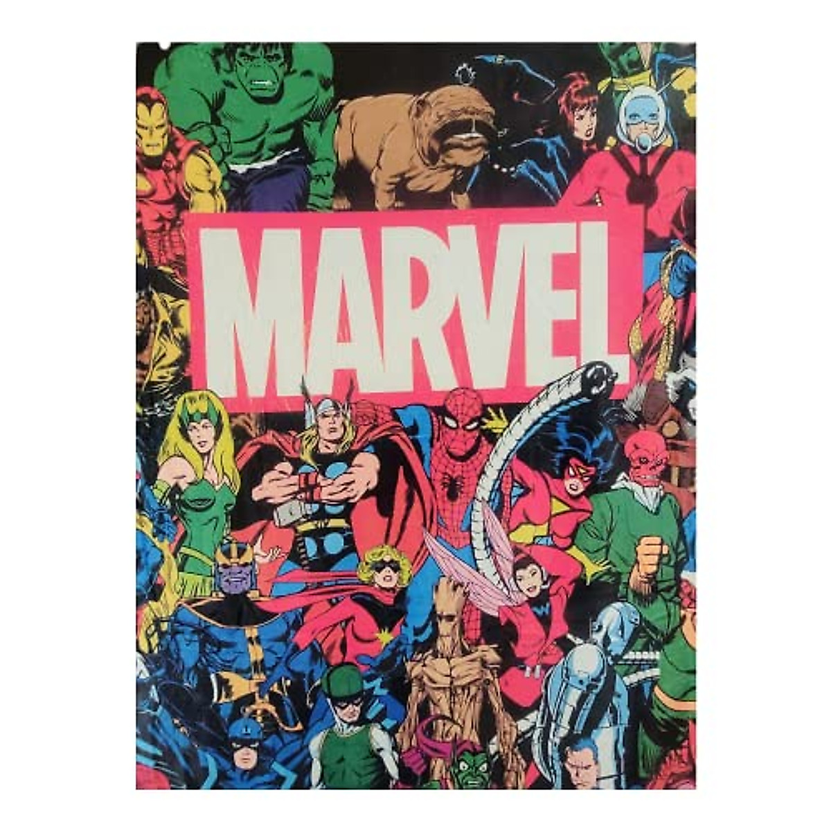 Bazillion Dreams Marvel Universe Characters Legends Fleece Softest Comfy Throw Blanket for Adults & Kids| Measures 60 x 50 Inches