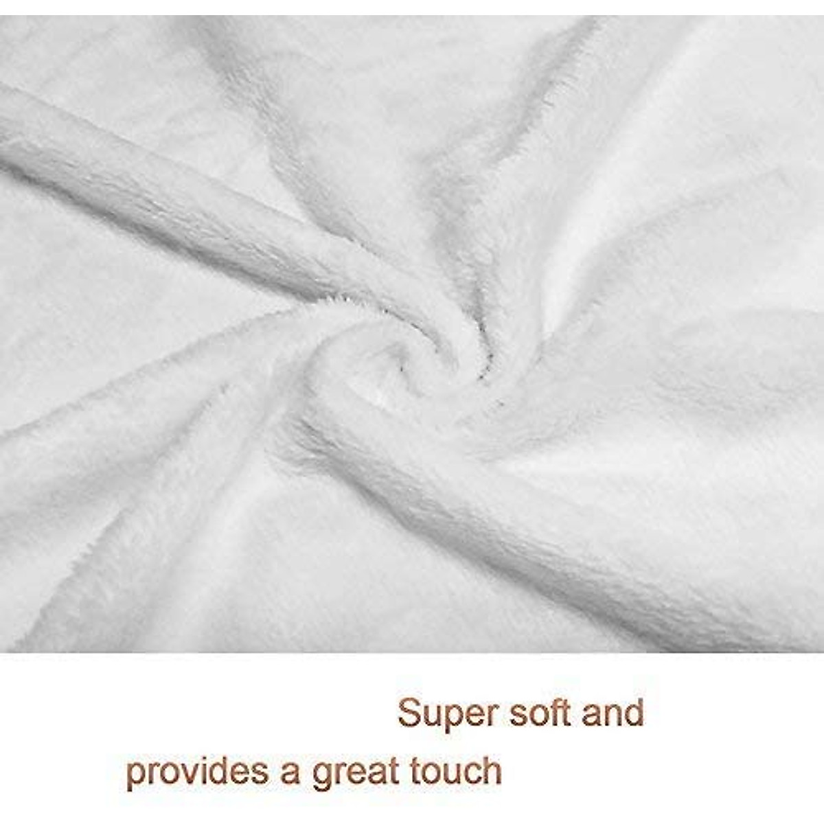 HommomH 60"x80" Blanket Soft Fluffy Fleece Throw for Sofa Bed Swimming Otters