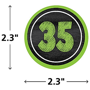 Teacher Created Resources 77280 Chalkboard Brights Numbers Magnetic Accents