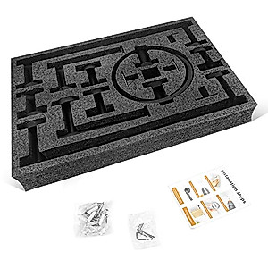 14-Pieces Matte Black Bathroom Accessories Set, Stainless Steel Bathroom Hardware Set, Bath Towel Bar Set, Towel Racks for Bathroom Wall Mounted.