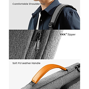 tomtoc Laptop Shoulder Bag for 14 Inch MacBook Pro M4/M3/M2/M1 Pro/Max 2024-2021, 13.5-14.4 Surface Laptop 6/5/Studio 2, Surface Book 3, 360 Protective Case Fit Asus VivoBook