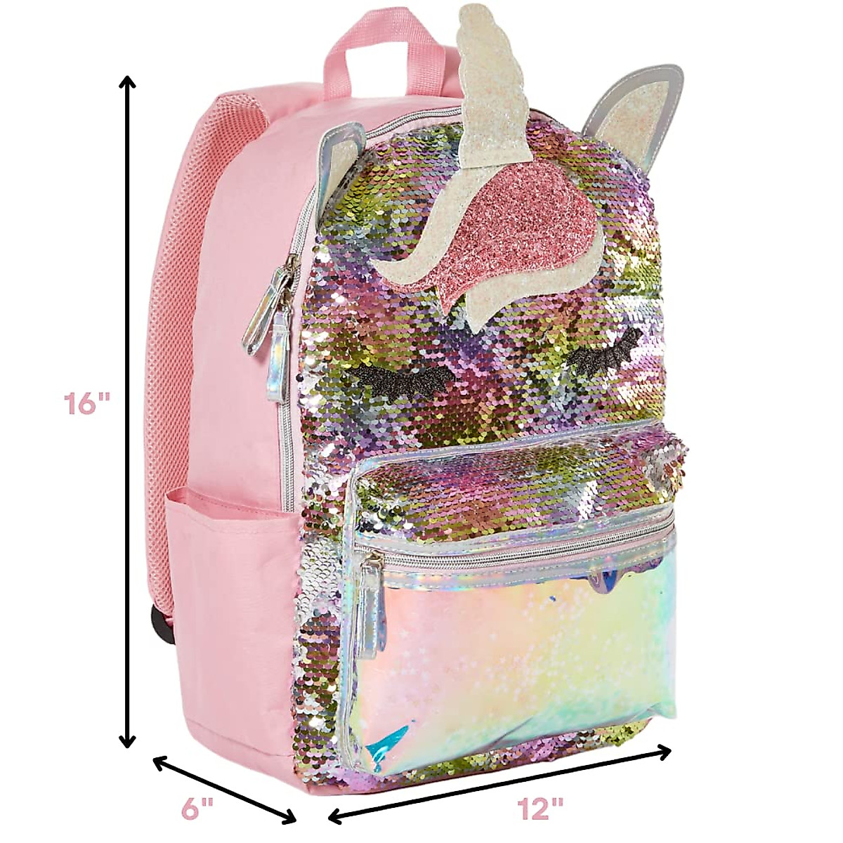 CLUB LIBBY LU Unicorn Flip Sequin Backpack for Girls