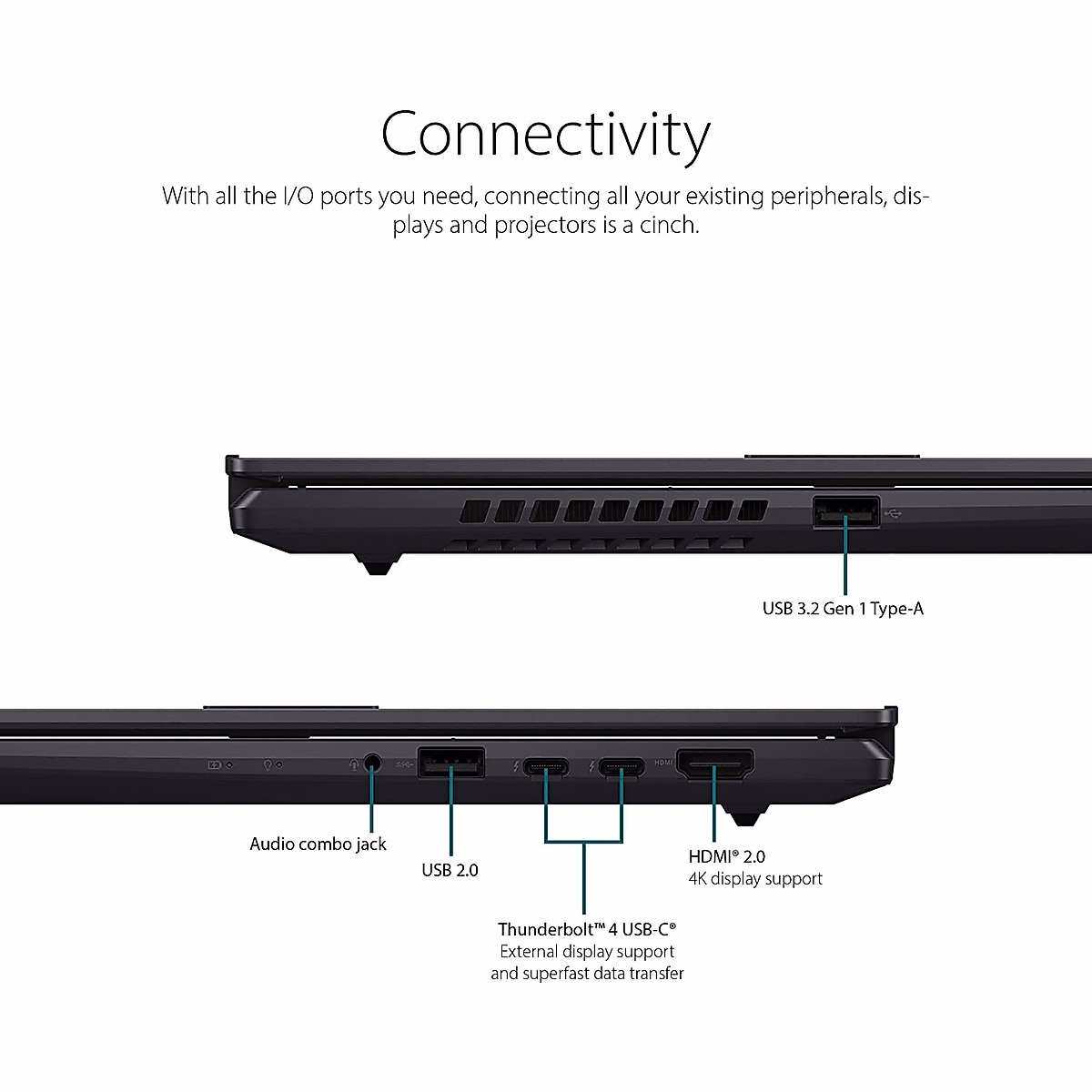 ASUS Vivobook S 15 15.6" FHD (1920x1080) Laptop 2023 New | 12th Intel i7-12700H 14-Core | Iris Xe Graphics | Backlit Keyboard | Thunderbolt 4 | Wi-Fi 6E | 16GB DDR4 512GB SSD | Win11 Pro