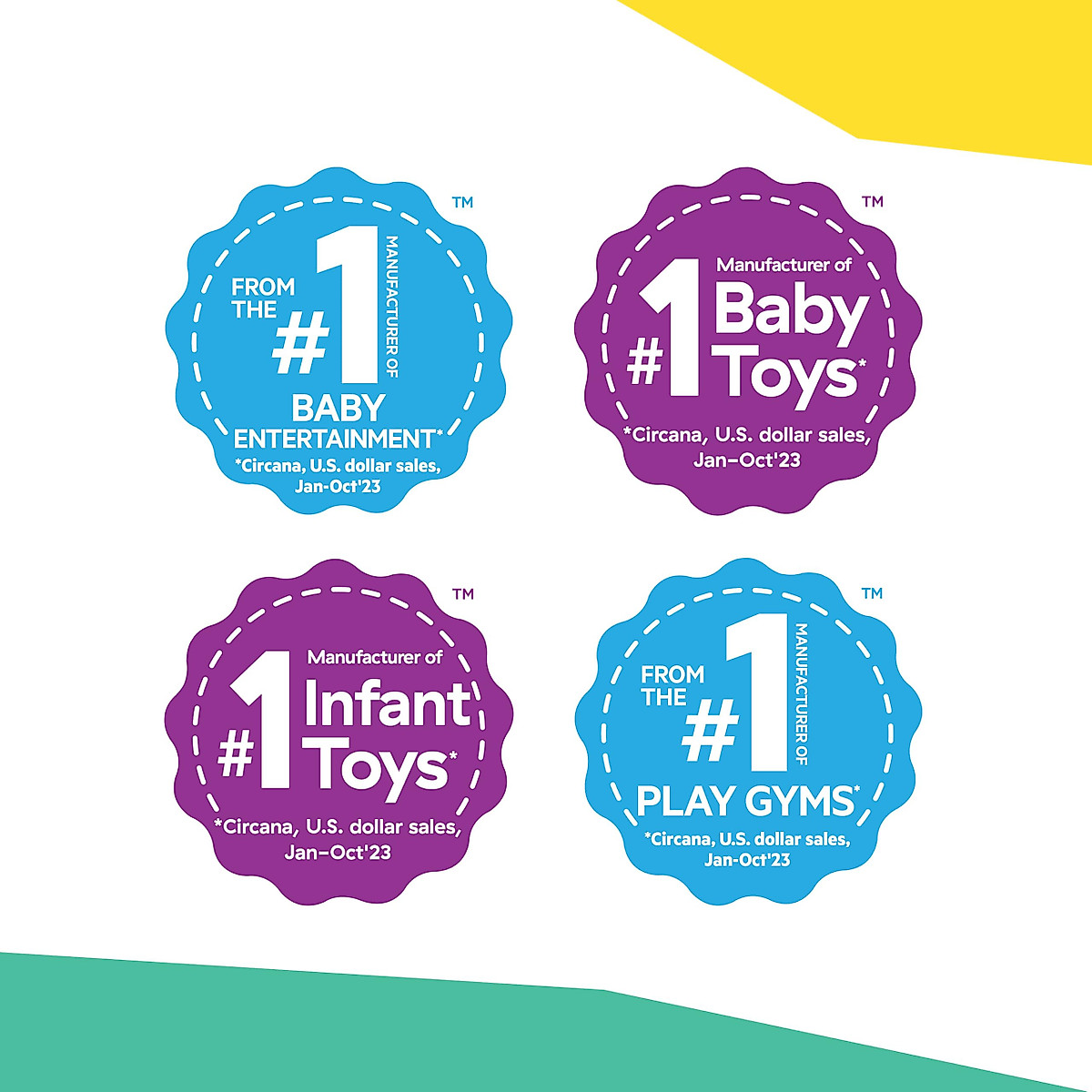 Baby Einstein Octopus Water Play Mat - Safety Fill Line, Tummy Time Activity & Sensory-Toy for Babies Newborn and up, Blue