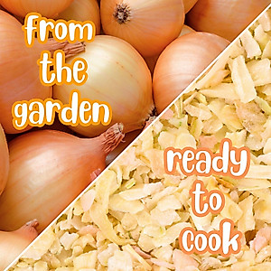 Minced Onion by It’s Delish, 2 lbs (32 Oz) Jumbo Container Jar – Dried Onion Flakes | Delicious, Fresh Taste | Dehydrated Onions | No Preservatives, No artificial Flavor Added – Certified Kosher