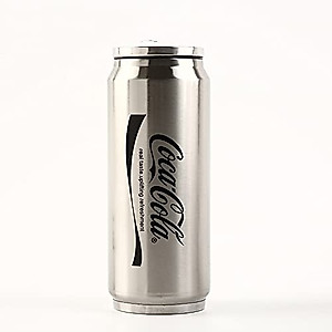 Gift Cup Creative Coke Can Sports Water Cup 304 Stainless Steel Thermos Coke Cup Portable Thermos Outdoor Water Cup Travel (Capacity : 450ML, Color : Silver)