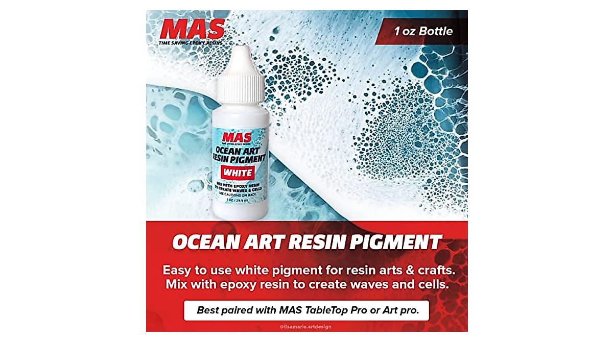 Create Perfect Ocean Waves with MAS Epoxies White Pigment