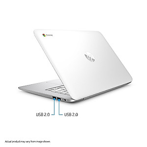 HP Newest 14-inch Chromebook HD SVA (1366 x 768) Display, Intel Dual Core Celeron N2840 2.16GHz, 4GB DD3L RAM, 16GB eMMc Hard Drive, Bluetooth, HDMI, Stereo Speakers, HD Webcam, Google Chrome OS