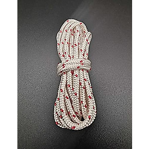 YAMAKATO Pushing Lawn Mower Pull Cord Rope for Honda Craftsman GCV160 GCV190 HRX217 GC160 Briggs and Stratton 5042K 280399s 3.5mm 9/64 in 2.3m w/Handle Grip 497680