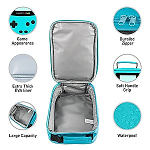 Tongtai Kids Lunch Box,Boy Insulated Lunch Boxes Game Leather Lunch Bag for School,Thermal Meal Cooler Lunch Bags for Boys Girls Kids Toddler Teen