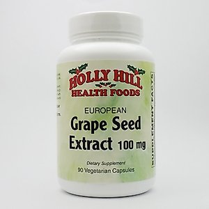 Holly Hill Health Foods, European Grape Seed Extract 100 MG, 90 Capsules