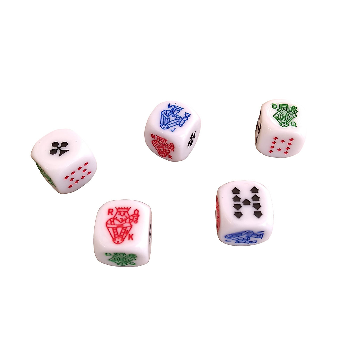 Cup Poker dice Game Set with Cup Leather Lined (cubilete)…Brown