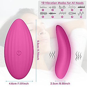 AL'OFA Lactation Massager for Breastfeeding, Pumping - Vibration for Improve Milk Flow, Breastfeeding Essentials-Seamless Waterproof 7 Modes - New Mom & Advanced(Rose)