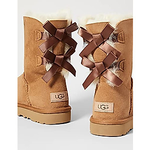 UGG Women's Bailey Bow II Boot, Chestnut, 8