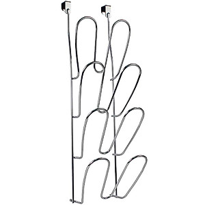 Spectrum Bloom Over the Cabinet Lid Organizer (Chrome) - Storage for Kitchen, Cabinet, Pantry, & Under Sink Organization