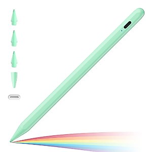 Stylus Pen for iPad with Tilt Sensor & Fast Charge, Cisteen Active Pencil with Palm Rejection Compatible with 2022-2018 Apple iPad Pro 11/12.9,iPad 10/9/8/7/6th Gen,iPad Air 5/4/3,iPad Mini 6/5
