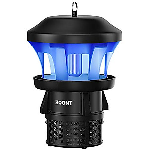 Hoont 35 3-Way Mosquito and Fly, Gnat Trap with Stand - with A Bright UV Light Attractant, and Fan Outdoor and Indoor Bug Killer