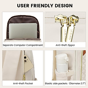 LOVEVOOK Laptop Backpack for Women Teacher/Nurse Backpack Purse Computer Bag Work Travel Backpack Men Business Bookbag with USB Charging Port College Students Backpack