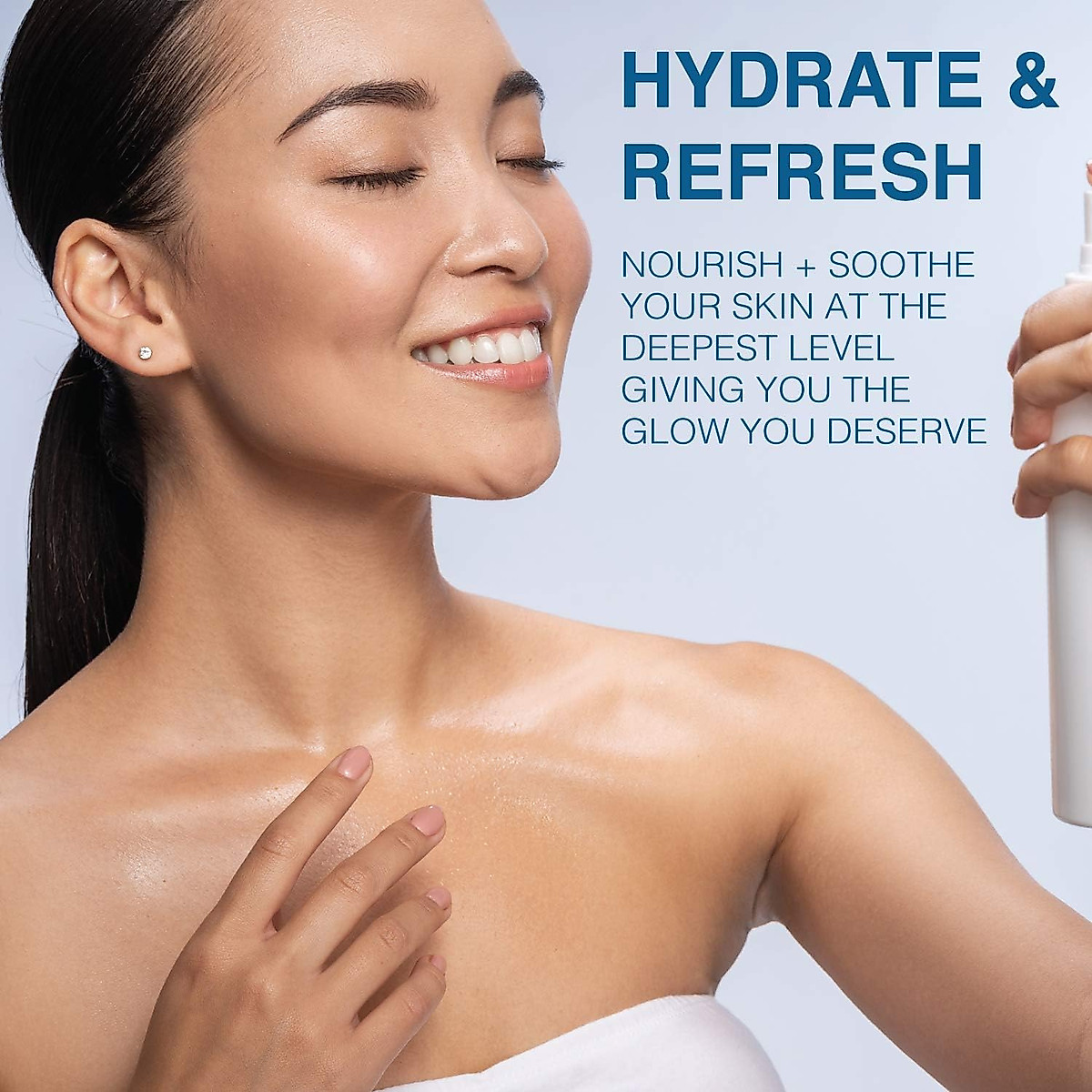 BEAUTE DE PROVENCE | Face & Body Mist Spray - Hydrating Coconut Water With Moisturizing Hyaluronic Acid | Instant Cooling, Conditoning, Hydrating | 8 FL OZ