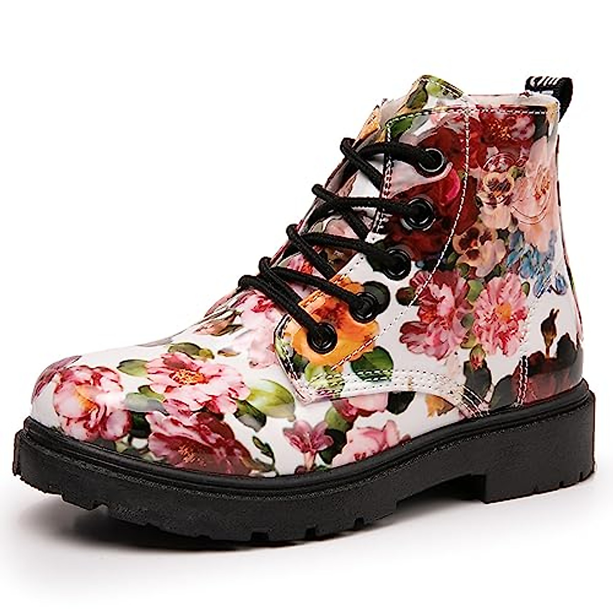 GUOCHENXY Kids Boots - Big Kid, Unisex, White, Size 2.5