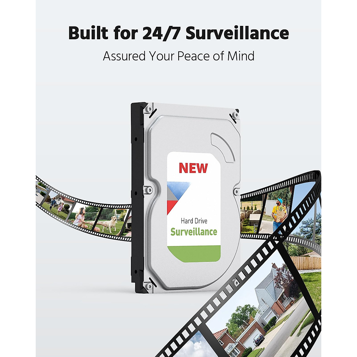 ANNKE 5MP Lite Wired Security Camera System with AI Human/Vehicle Detection, H.265+ 8CH Surveillance DVR with 1TB Hard Drive and 8 x 1080p HD Outdoor CCTV Camera, 100 ft Night Vision, Remote Access