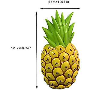 3 Pairs (6 Ct) Pineapple Clip, Beach Towel Clips Jumbo Size for Beach Chair, Cruise Beach Patio, Pool Accessories, Household Close Snacks Clip, Baby Stroller by C&H Solutions