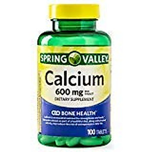 Spring Valley - Calcium 600 mg (Pack of 2) 200 Total Coated Tablets