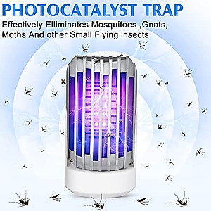 Qualirey 12 Pcs Indoor Bug Zappers, Plug in Bug Zapper Indoor Electronic Mosquitoes Killer Mosquito Repellent Zapper Indoor Mosquito Zapper Fly Trap with Purple Light for Home Bedroom Office