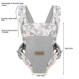 IULONEE Baby Carrier, Embrace Cozy 4-in-1 Infant Carrier & Baby Walker, Handheld Kids Toddler Walking Harness Helper Assistant Protective Belt Child Activity Walker(Grey + Grey)