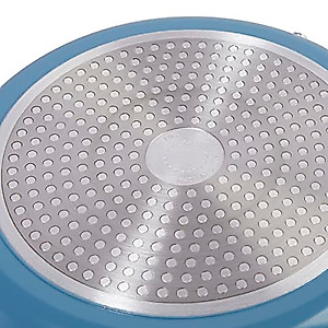 Curtis Stone 3-piece Dura-Pan Nonstick Nesting Skillet Set 772-245 (Renewed)