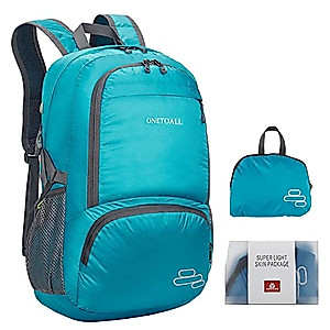 ONETOALL 30L Packable Backpack, Lightweight Hiking Backpacks, Foldable Water Resistant Travel Hiking Camping Daypack Backpack
