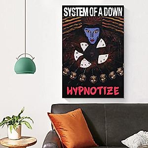 System of A Down Poster Hypnotize Album Music Poster Posters for Room Aesthetic Canvas Wall Art Bedroom Decor 12x18inch(30x45cm)