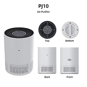 Air Purifiers for Bedroom with Wifi Alexa APP Control Timer/Air Purifier Cleaner W PM 2.5 Air Quality Light, Smart Air Purifier for Home Large Room up to 1200 Ft², H13 True HEPA for Pets