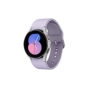 SAMSUNG Galaxy Watch5 Bespoke Edition 40mm Bluetooth Smartwatch, Body, Health, Fitness, Sleep Tracker, Improved Battery, Sapphire Crystal Glass, US Version, Silver Milanese Band, Silver