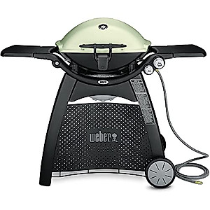 Weber 57067001 Q3200 Portable Natural Gas Grill Titanium Bundle with Premium 2 YR CPS Enhanced Protection Pack
