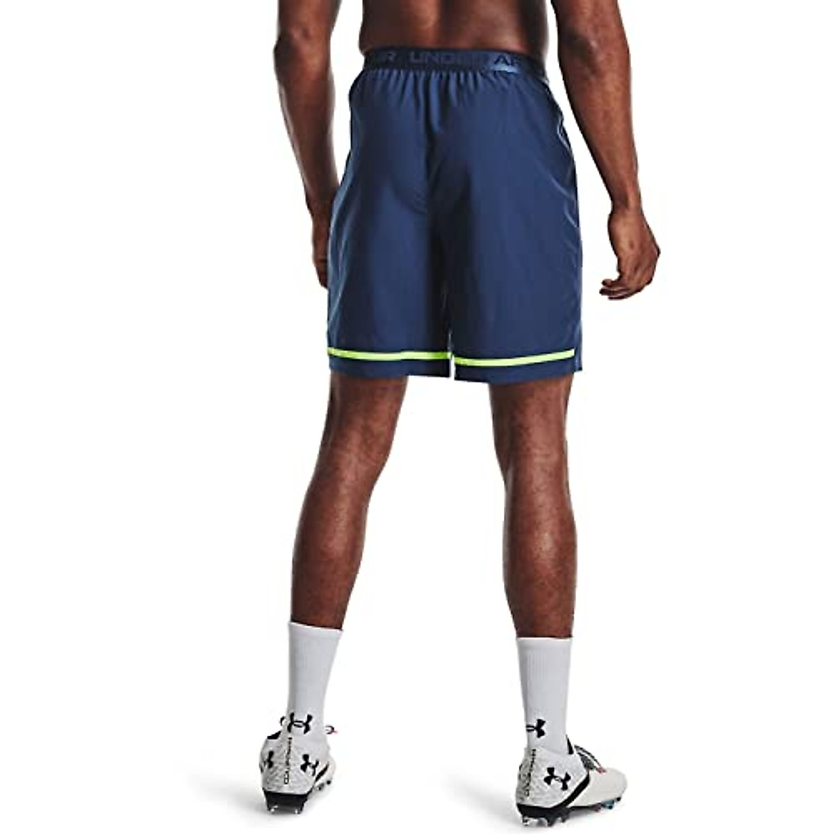 Under Armour Accelerate Premier Shorts, Admiral (498)/Washed Blue, Large