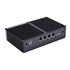 Qotom Multimedia Pc Q355G4 Intel I5-5200U AES-NI,Hd Graphics 5500 8Gb Ddr3 Ram 32Gb Ssd,4 Nics,Com Ports,OPNsense,Firewall,Cent Os Etc
